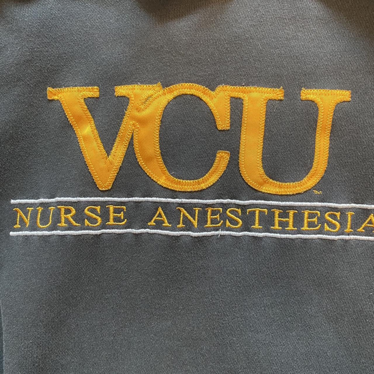 Vintage embroidered VCU nurse anesthesia sweatshirt.... - Depop