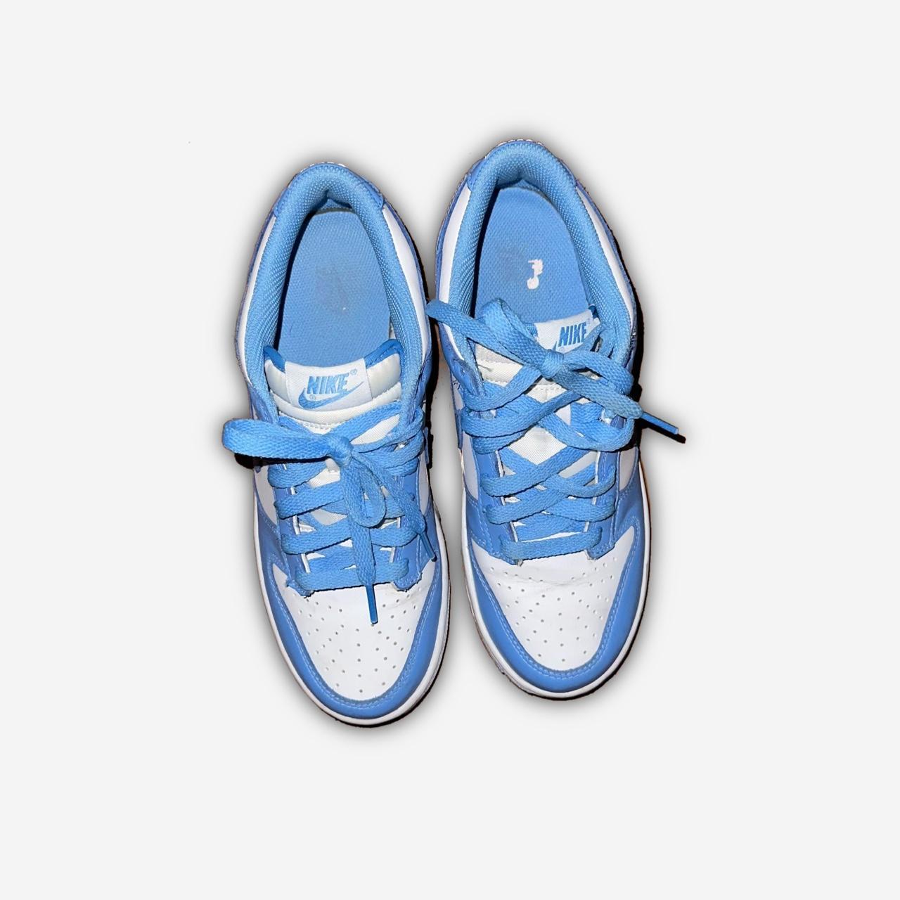 Nike unc 2021 youth dunks 💙 size 6Y, correlating to... - Depop