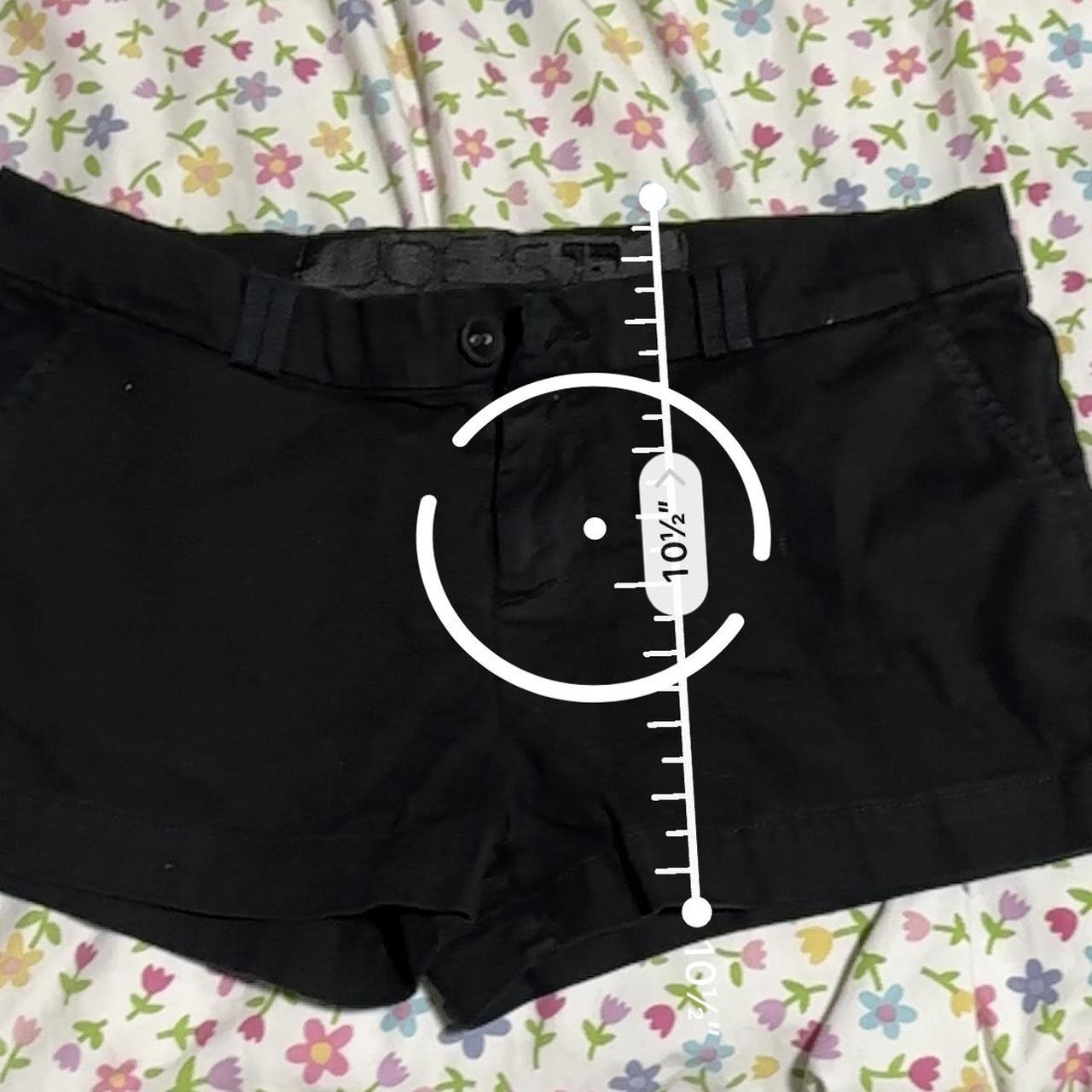 Black mid rise shorts , best fits a size 8... - Depop