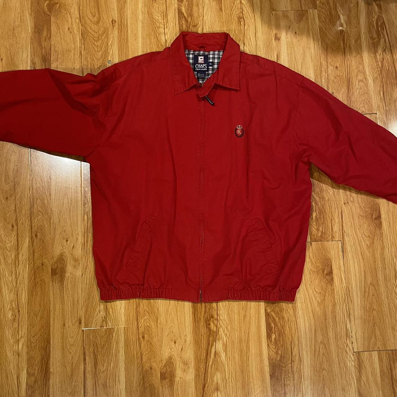 chaps ralph lauren jacket size xl fits true to size... - Depop