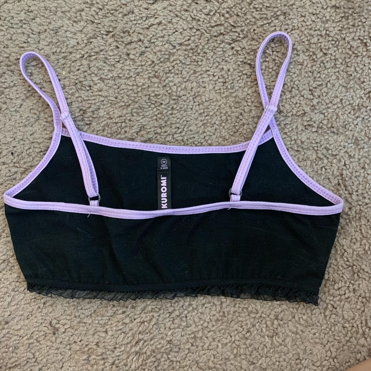 extra small xs kuromi crop top. has slight... - Depop