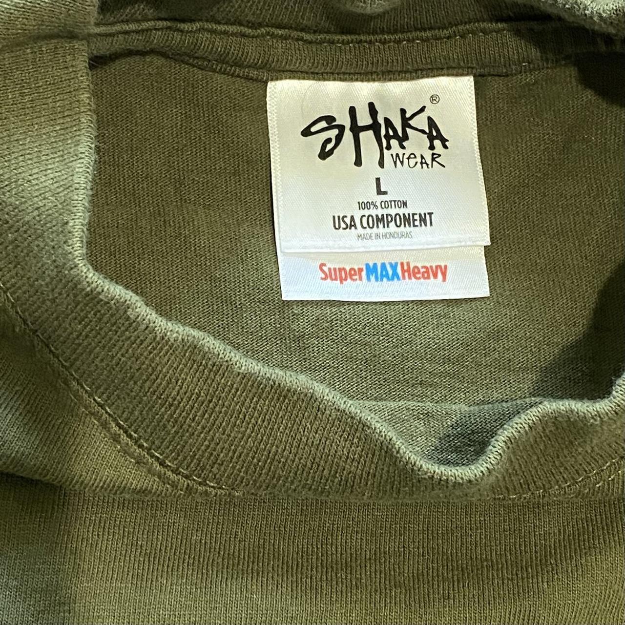 Army Green Shaka Blank Size: L Brand New... - Depop