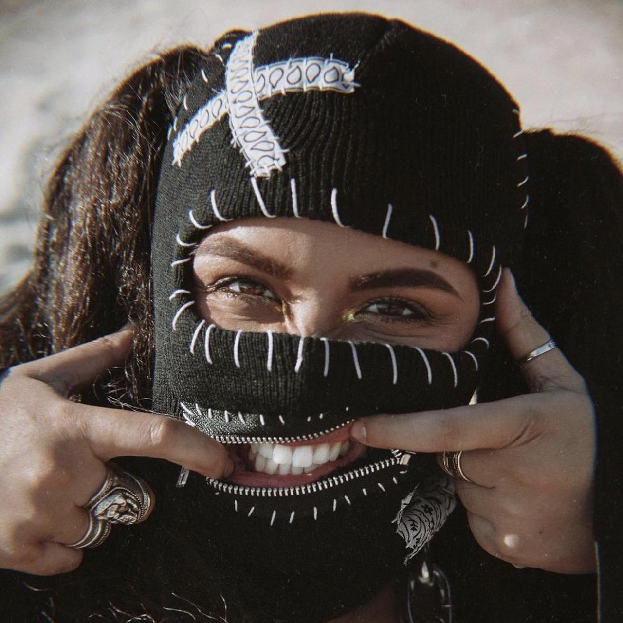 Scary Halloween Mask women / girl ski mask costume... | Depop