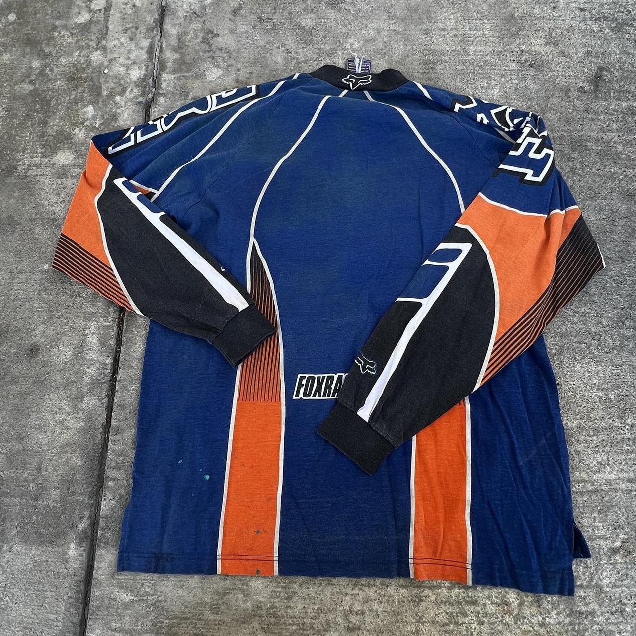 vintage y2k yamaha fox racing racer motorcycle... - Depop