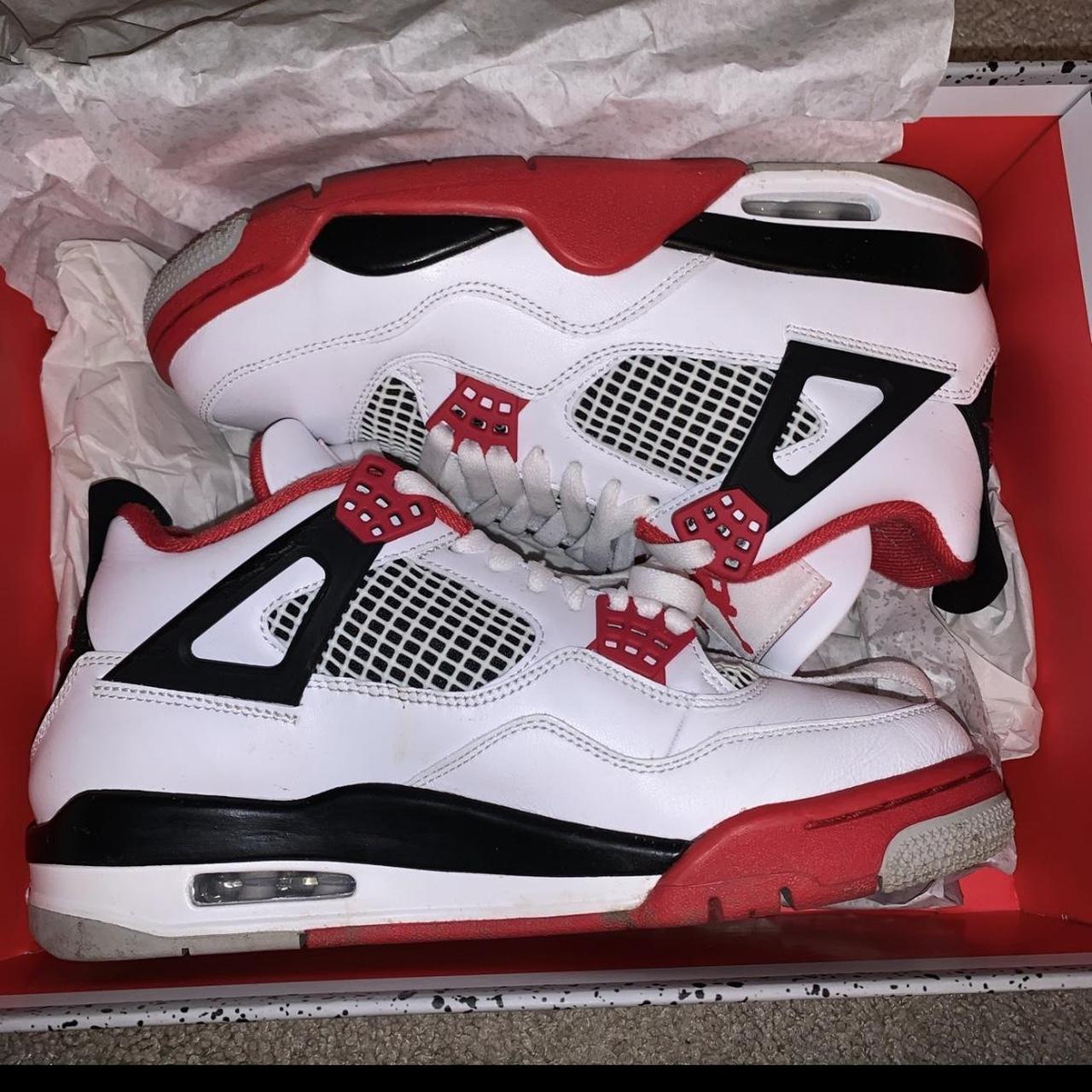 STILL AVAILABLE!! brand new jordan 4 fire red 2020... - Depop