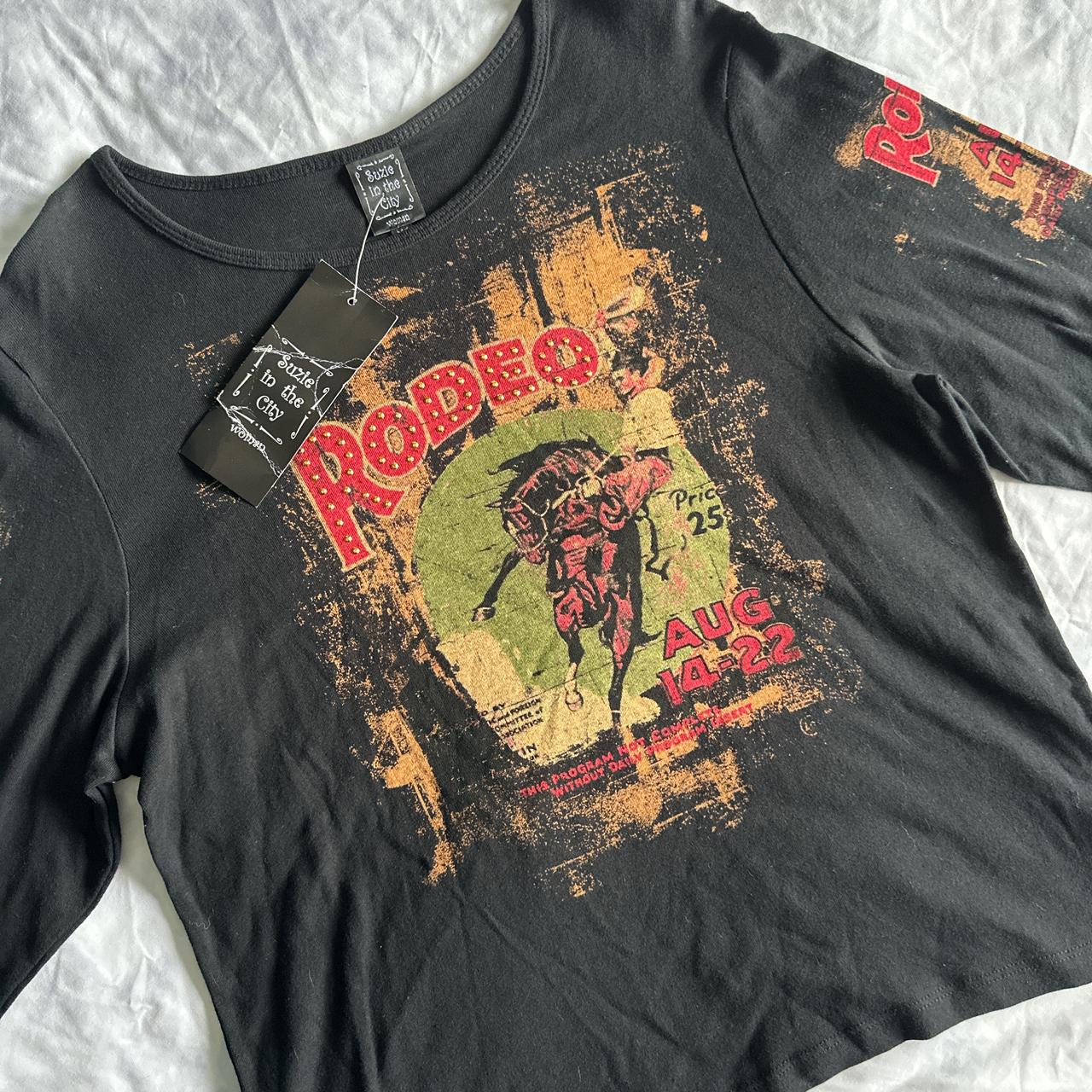 Gorgeous NWB Boho Rodeo Graphic Tee - Brand: Suzie... - Depop