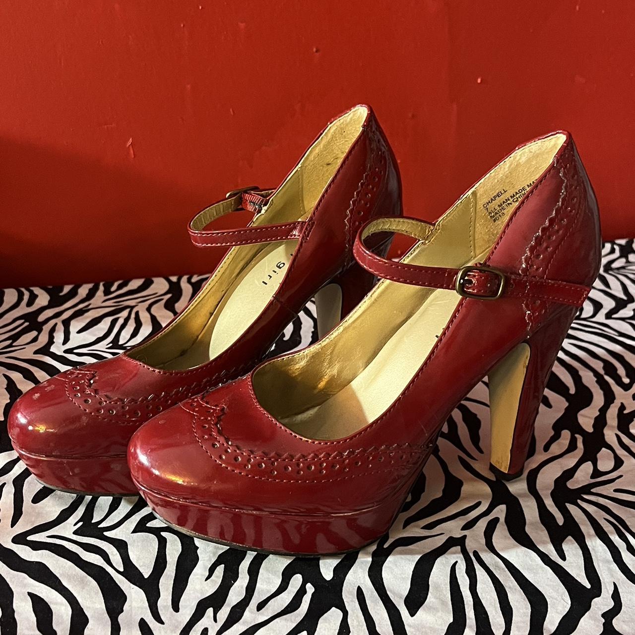 cute dolly red pumps would go perfect with some... - Depop