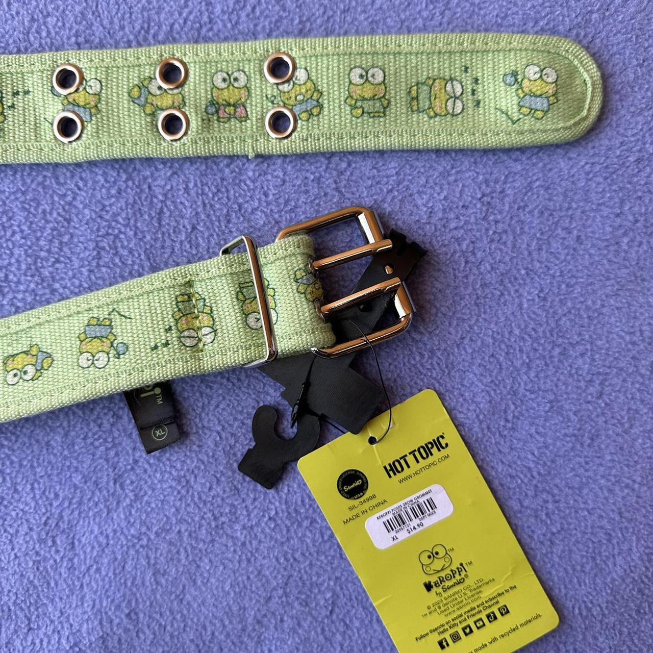 hot topic keroppi belt size XL Nwt - Depop
