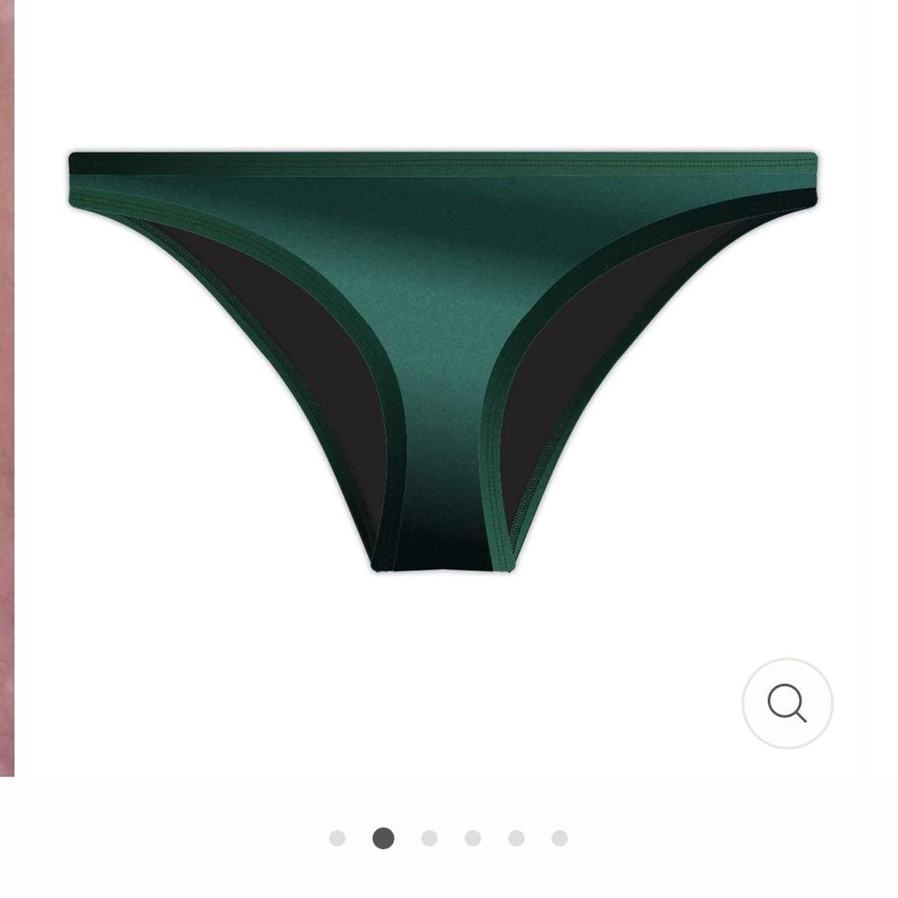Pine Velvet Bikini Bottoms from Hoaka! Cheeky Style... - Depop