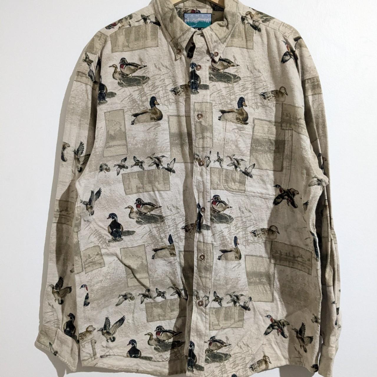 SANDY RIVER Heavyweight Duck Flannel Vintage. No... | Depop