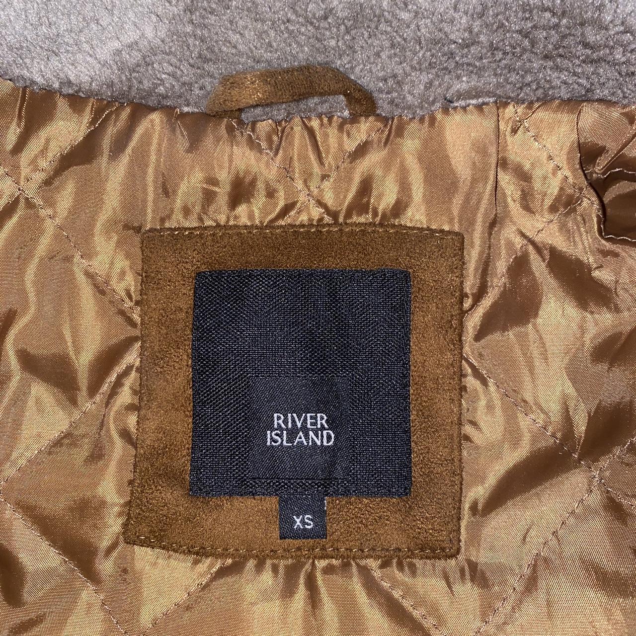 River Island Men's Tan and Brown Jacket | Depop