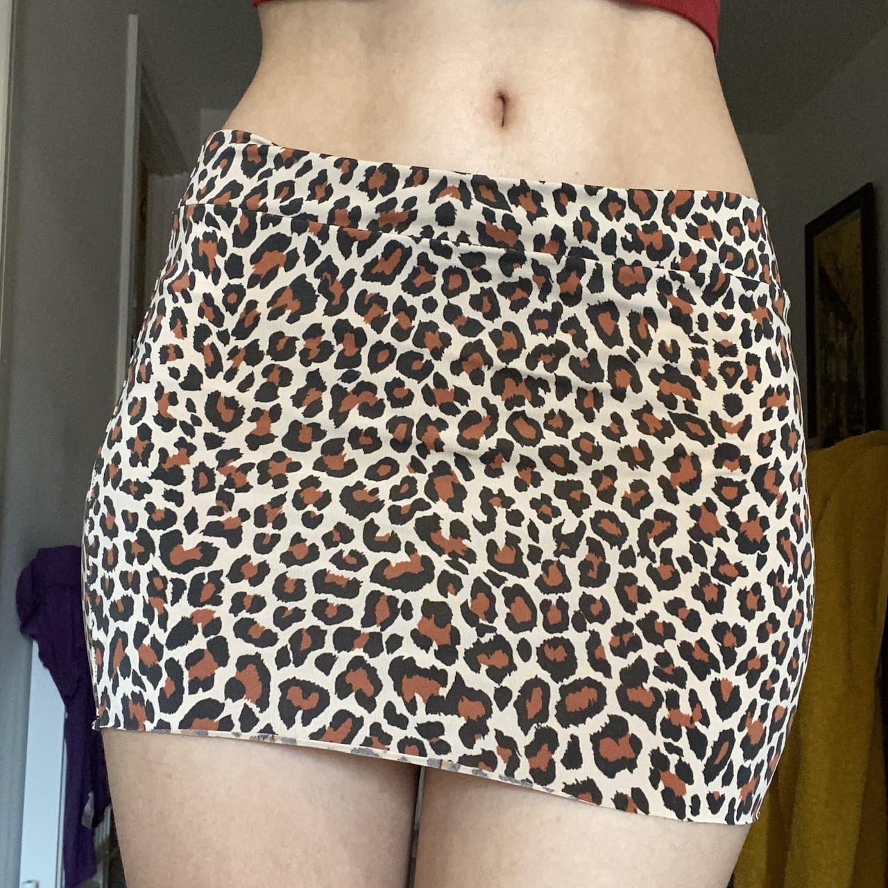 Cutest leopard print micro mini skirt, love how this... - Depop