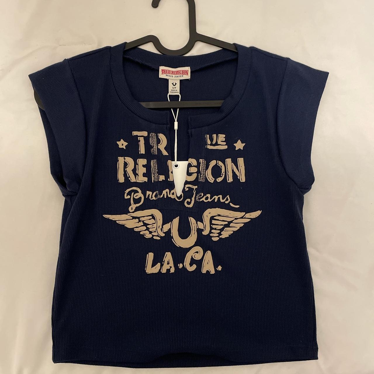 true religion top, never worn. tags still on - Depop