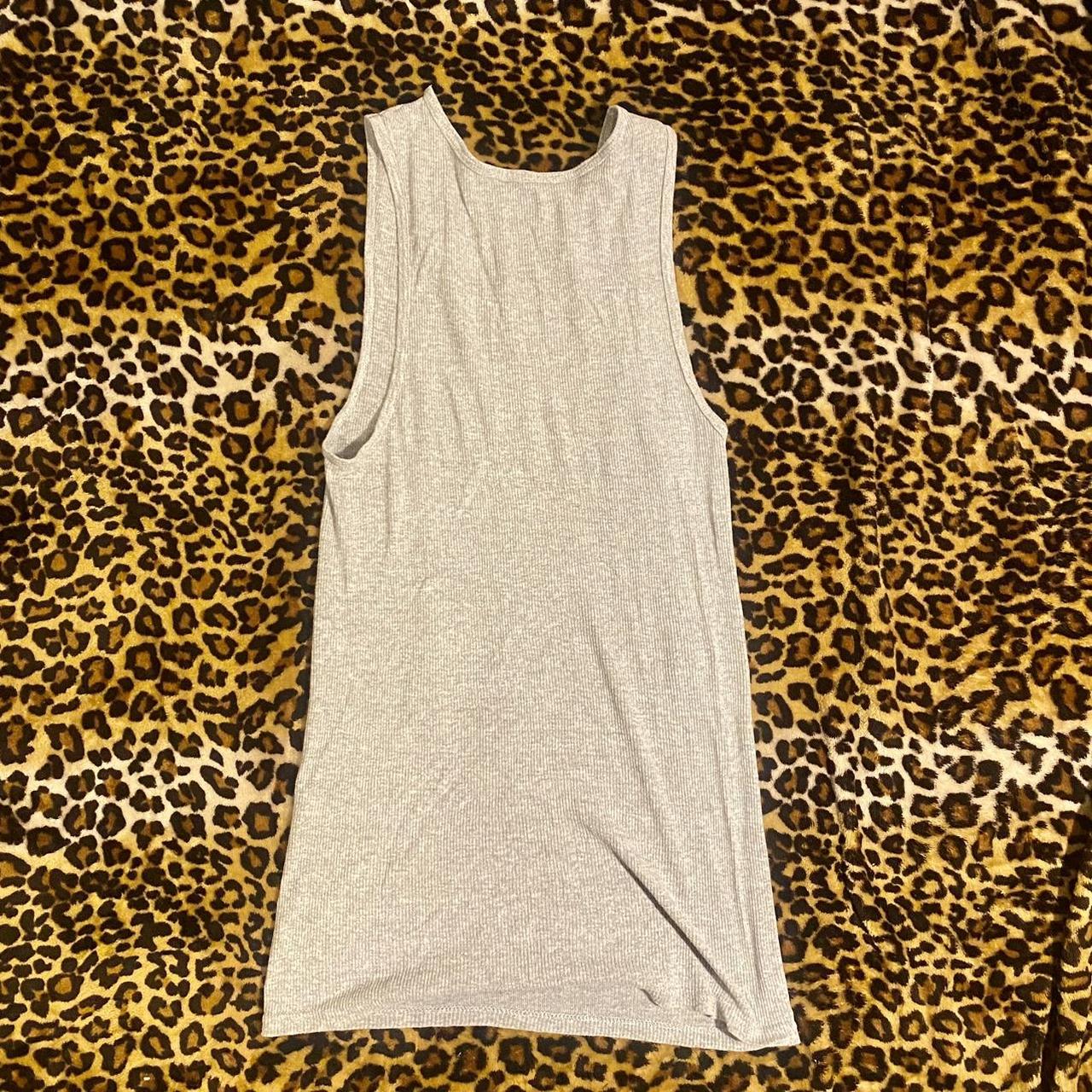 Gildan Grey Wife Beater Tank Top for Men and Women,... - Depop