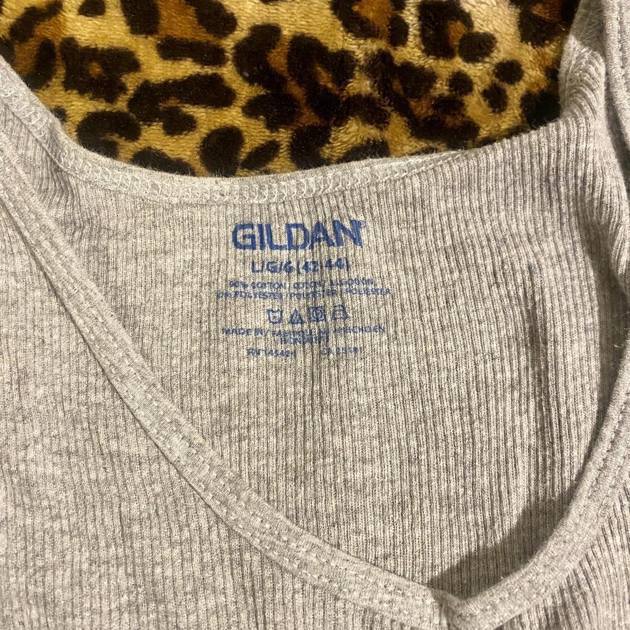 Gildan Grey Wife Beater Tank Top for Men and Women,... - Depop