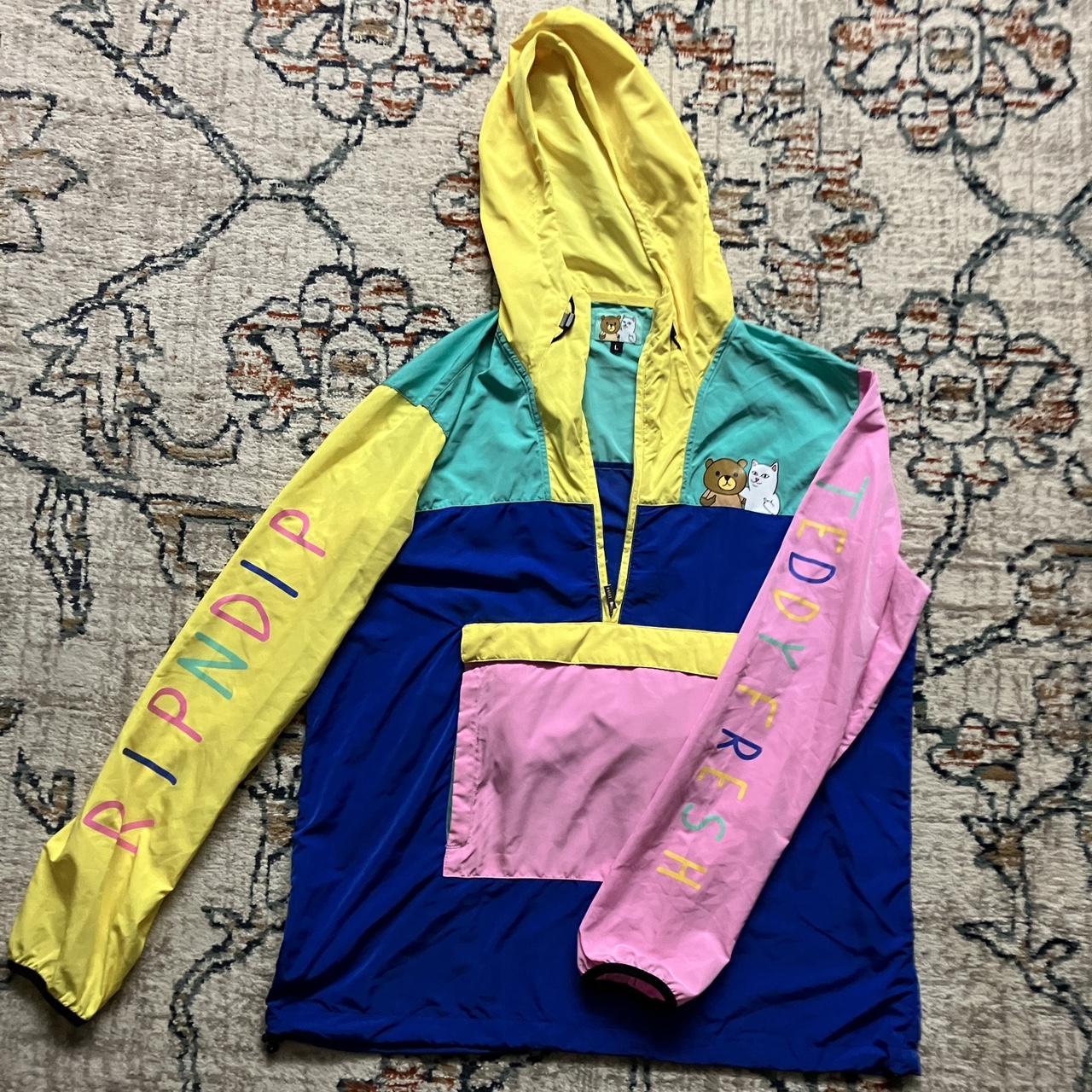 teddy fresh x rip n dip wind breaker - Depop