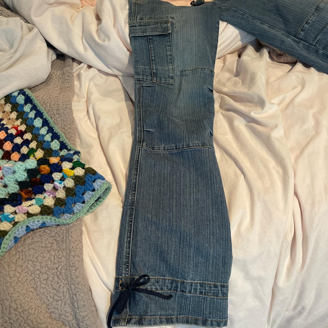 BONGO Women's Blue Trousers | Depop