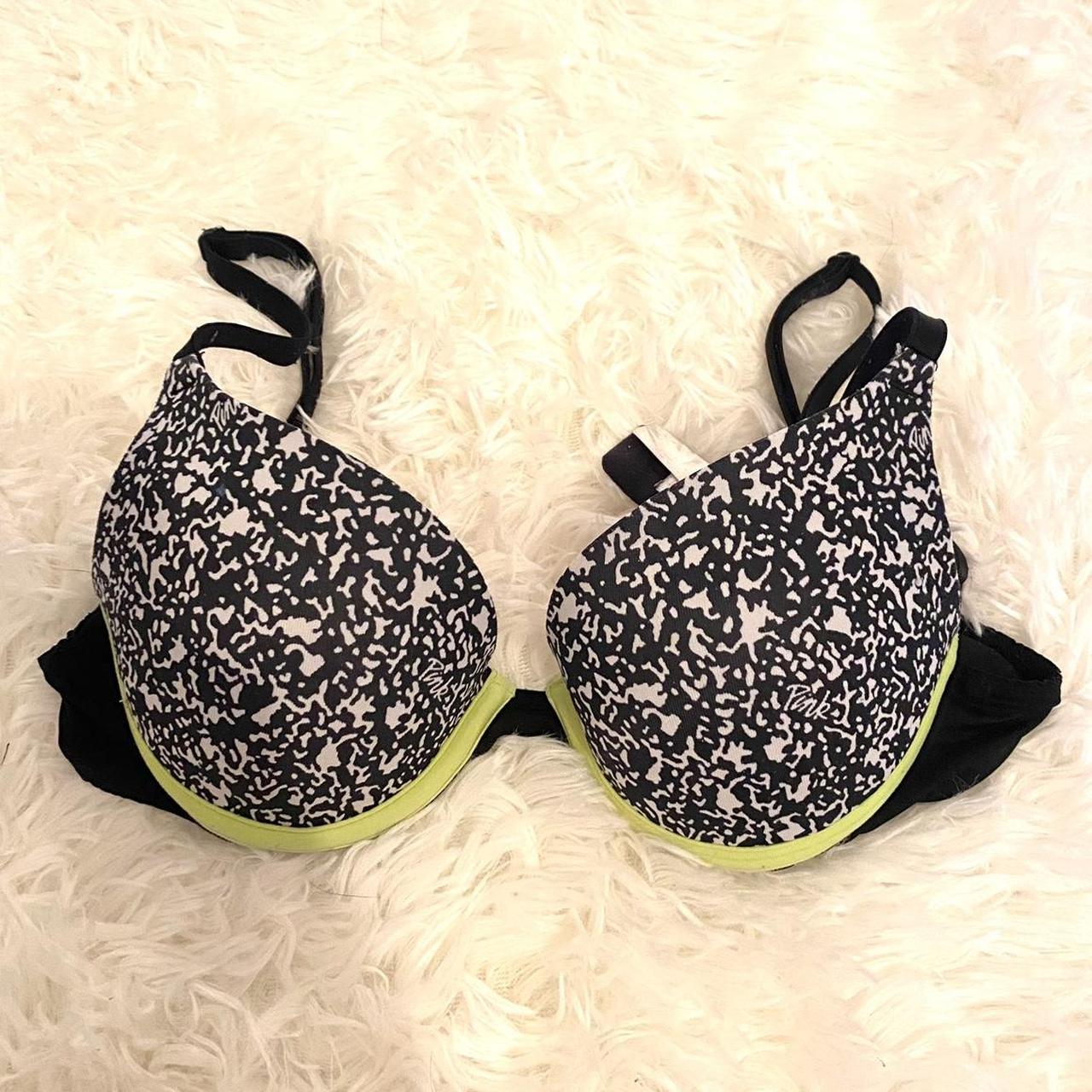 Victorias secret pink bra size 30B. Worn but still... - Depop