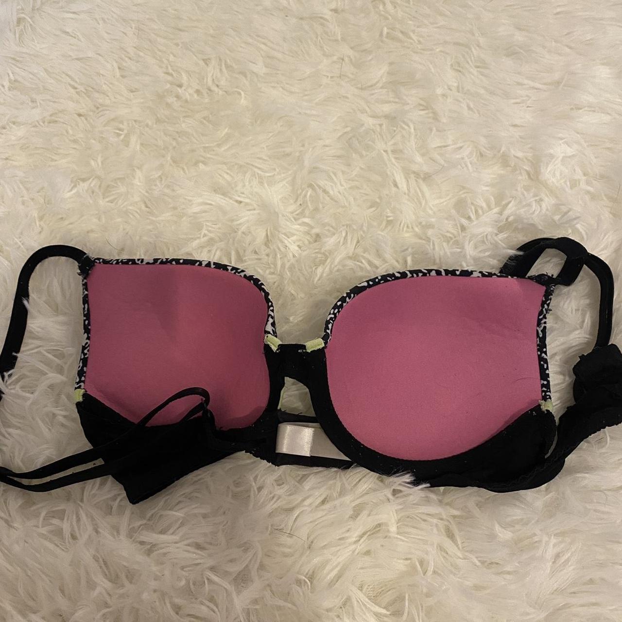 Victorias secret pink bra size 30B. Worn but still... - Depop