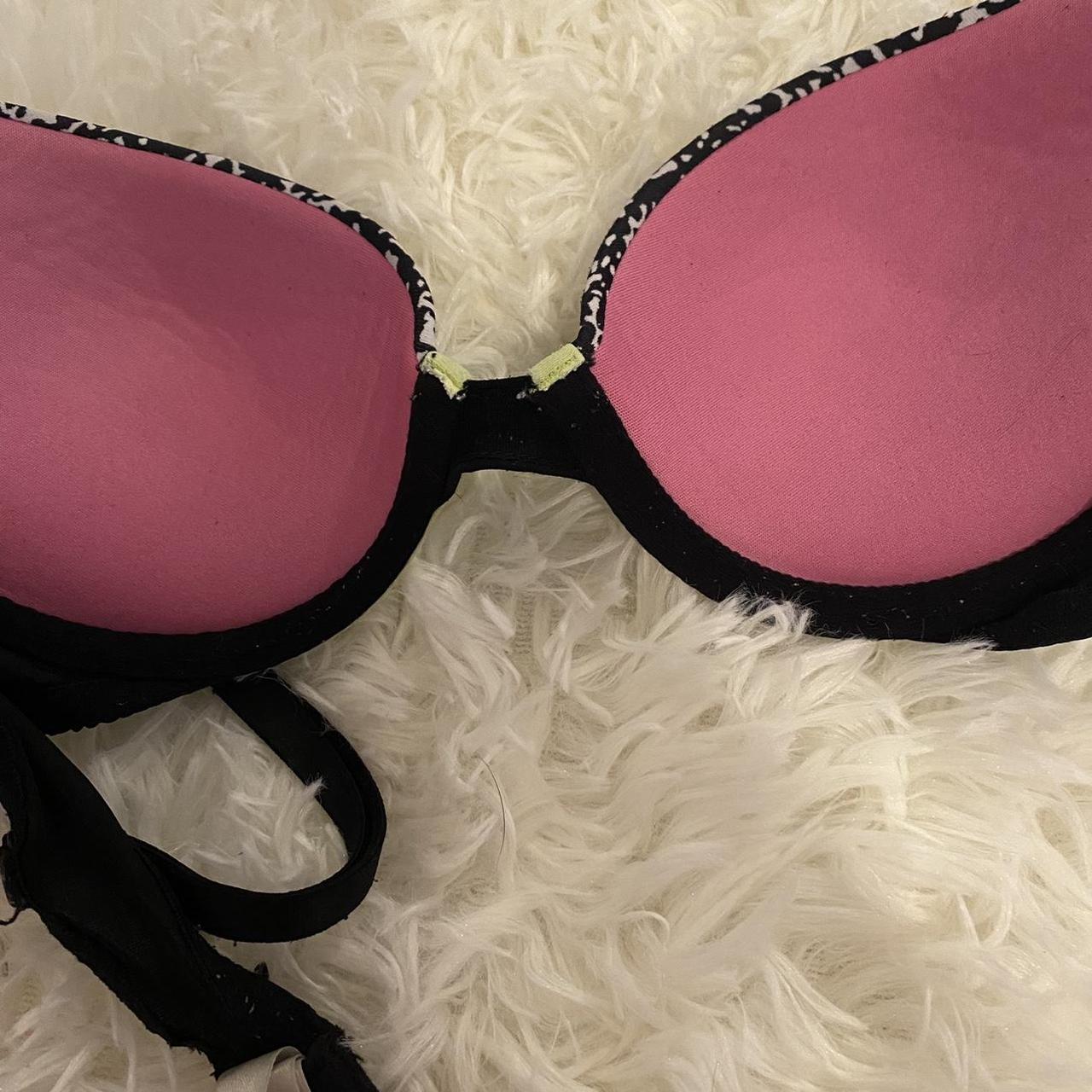 Victorias secret pink bra size 30B. Worn but still... - Depop