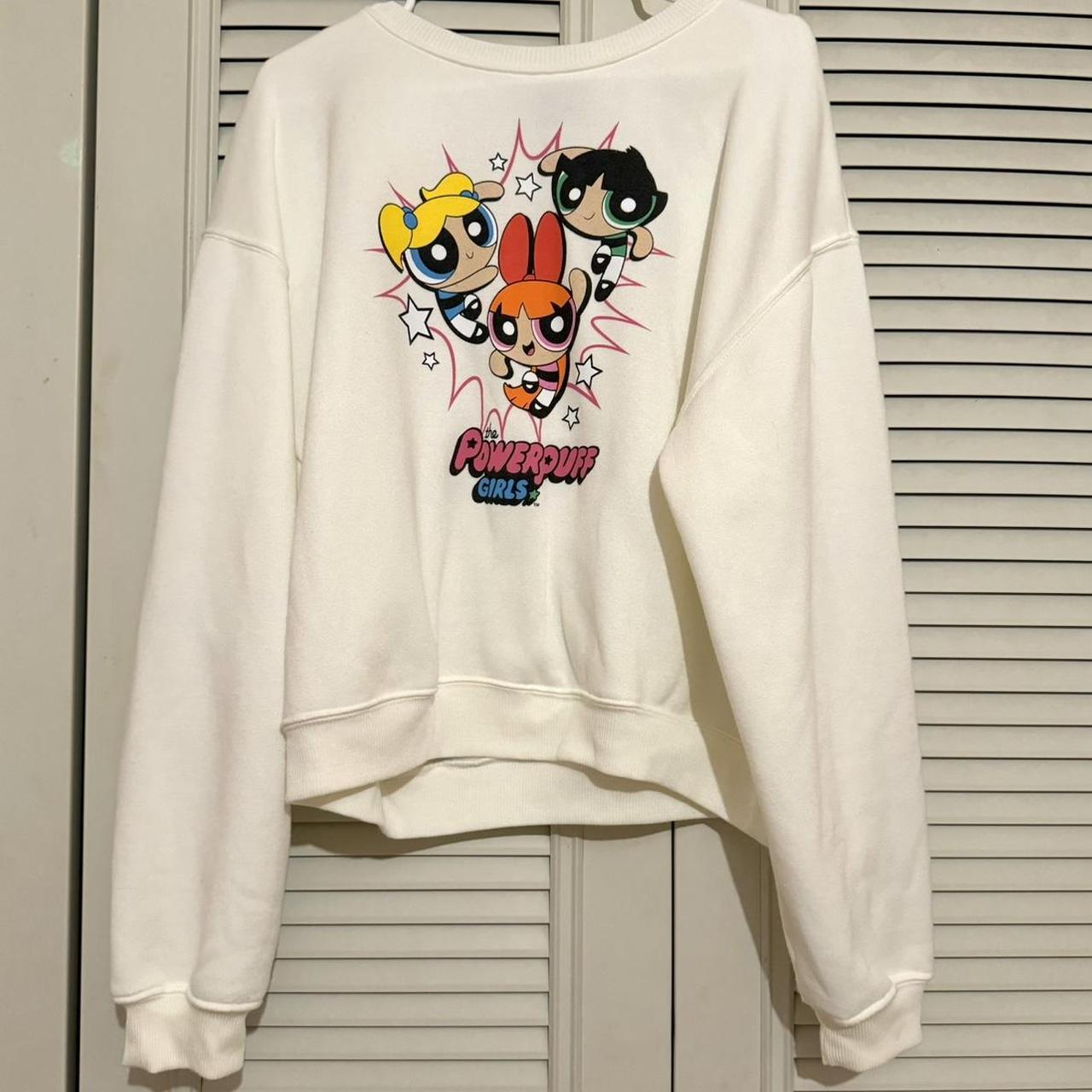 Powerpuff Girls sweatshirt Size L modeled on size... - Depop