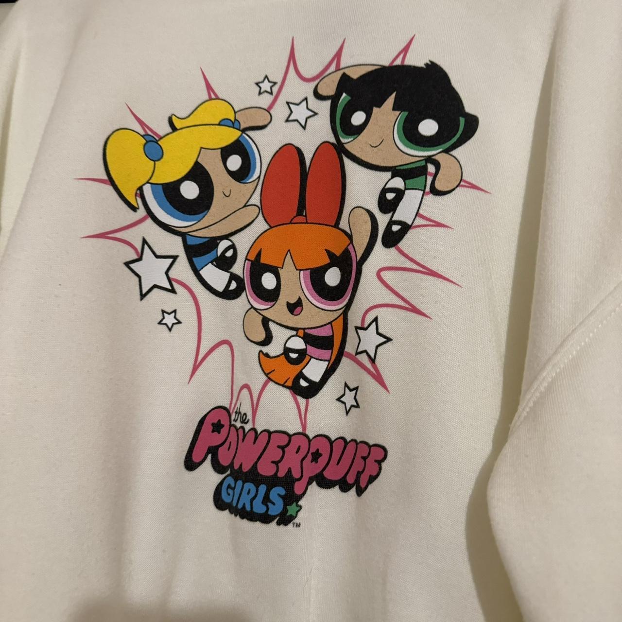 Powerpuff Girls sweatshirt Size L modeled on size... - Depop