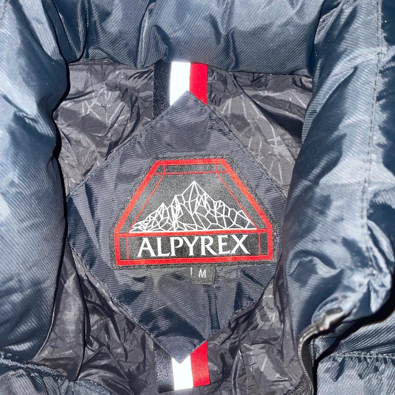 Black Alpyrex puffer jacket style gilet. Size men’s... - Depop