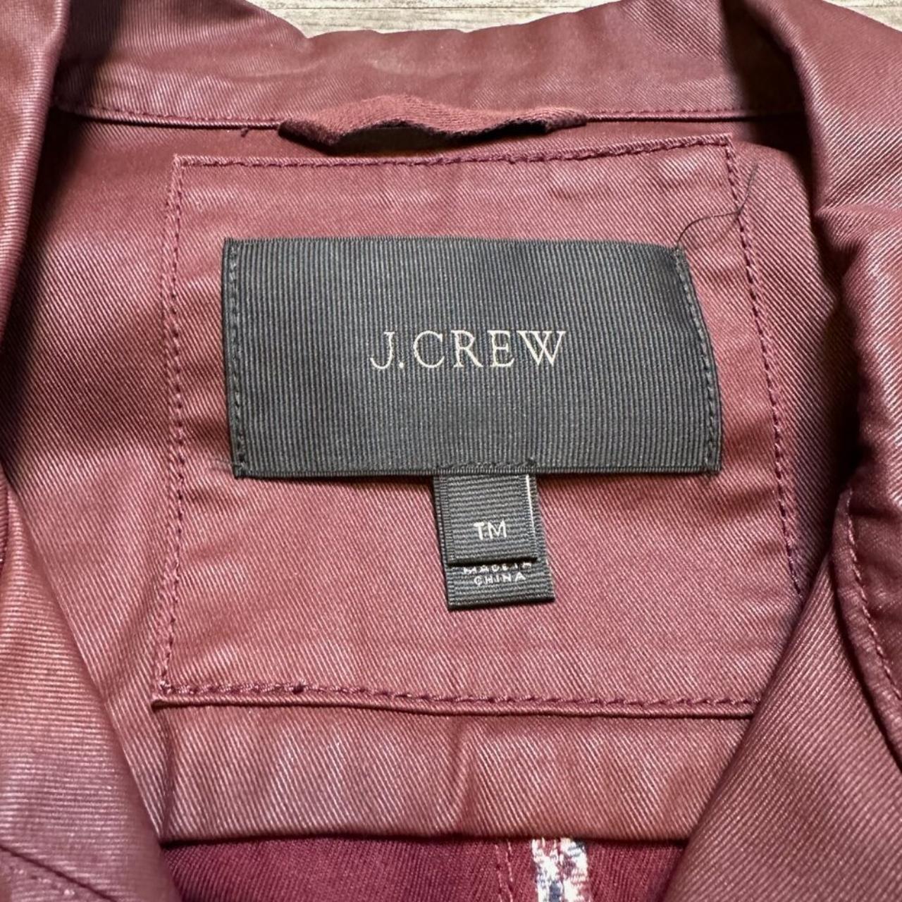 J. Crew Downtown Field Jacket Waxed Cotton Women's... - Depop J. Crew Downtown Field Jacket Waxed Cotton Women's... - Depop