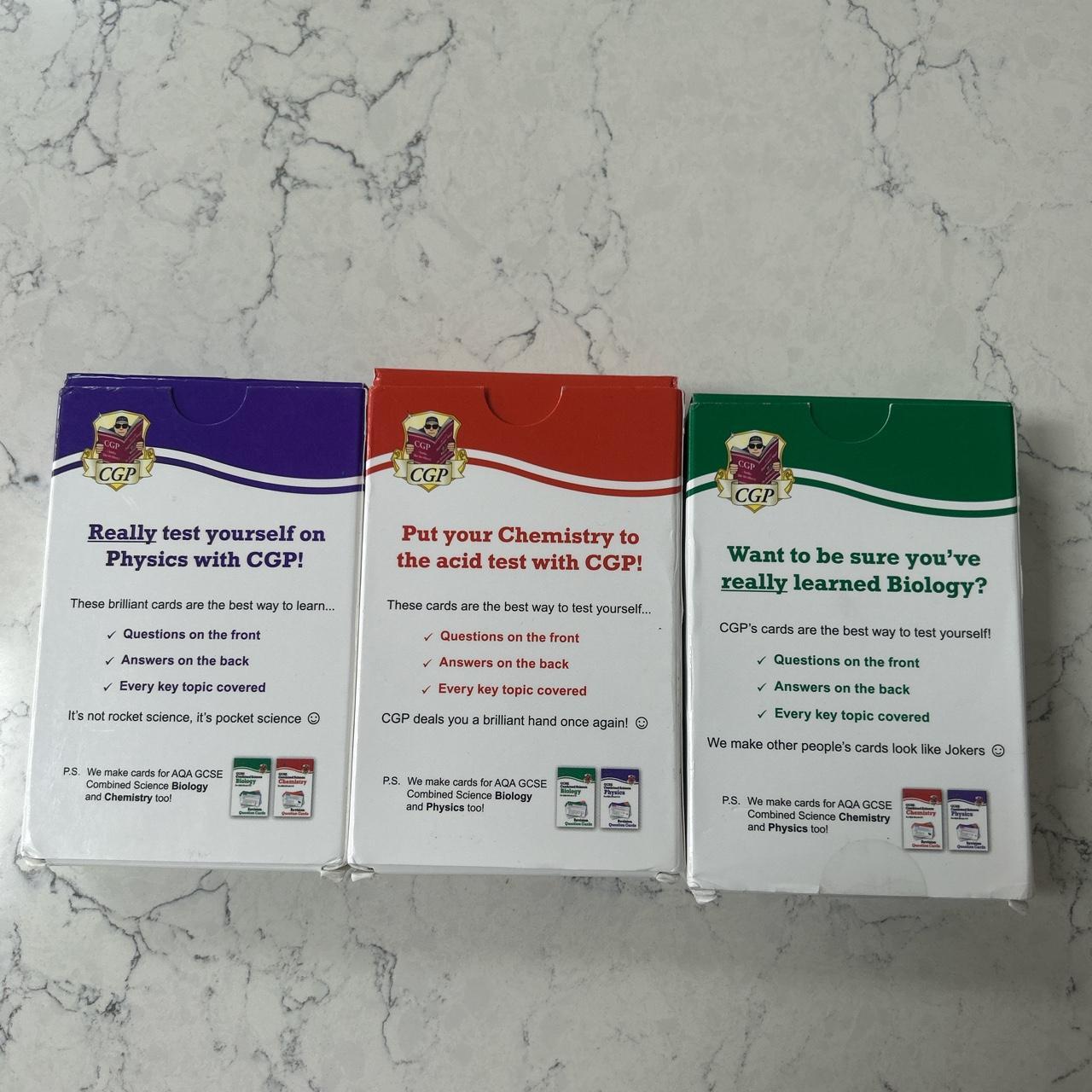 Cgp Aqa Gcse Combined Science Higher Flashcards Depop 