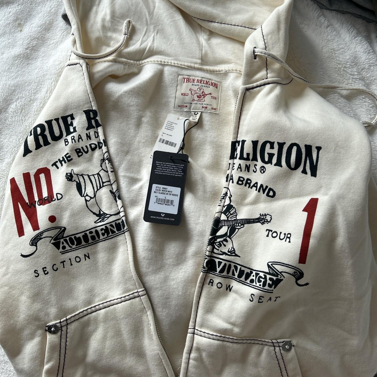BRAND NEW WITH TAGS !! True religion crème off white... - Depop