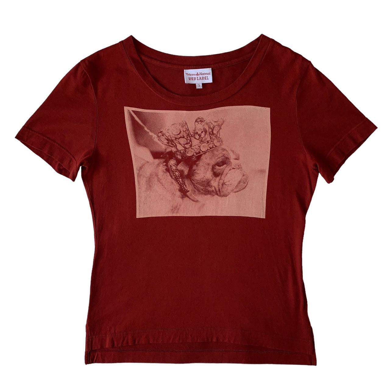 Vintage Vivienne Westwood crowned bulldog t-shirt.... - Depop