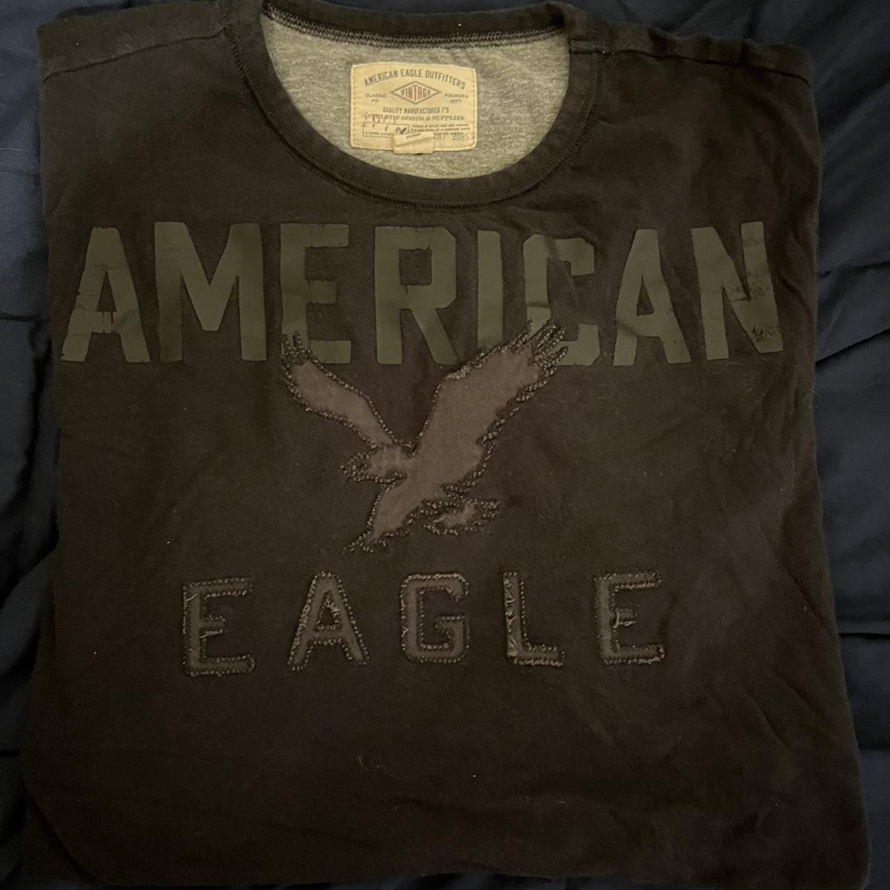 vintage american eagle t shirt size L men - Depop