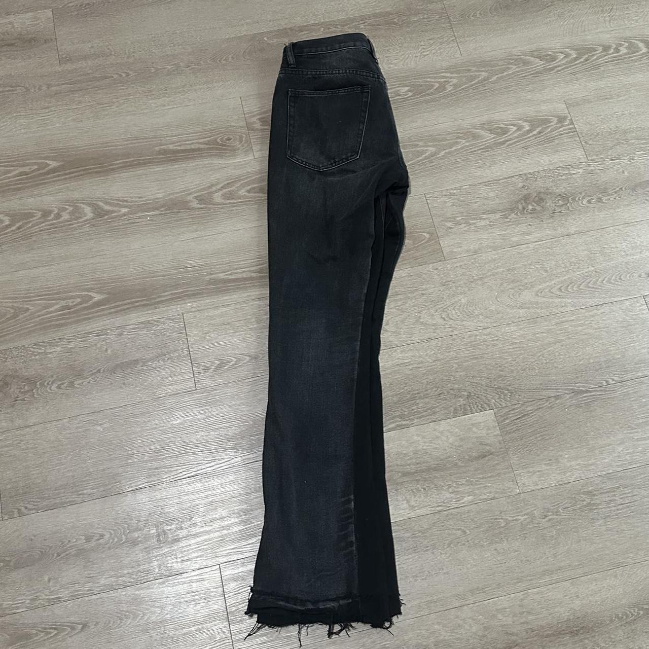 Mnml black flared jeans size 31 - Depop