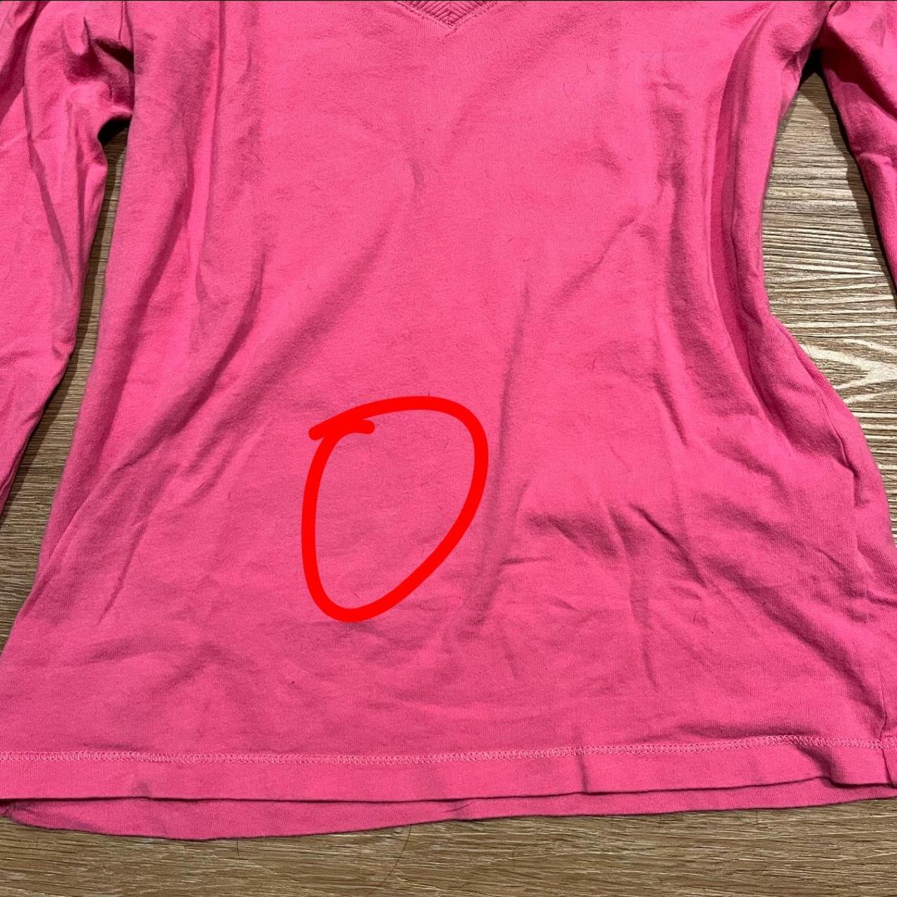 y2k pink abercrombie & fitch long sleeve tagged a... - Depop