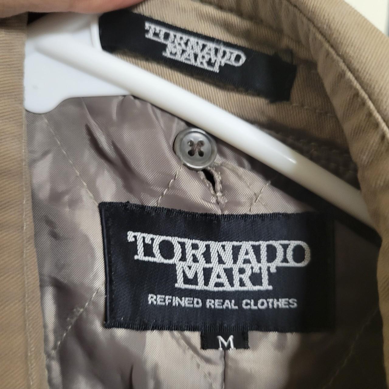 Tornado Mart cargo trench coat Tan trench coat from... - Depop