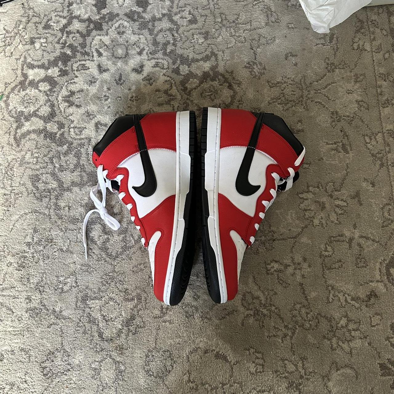 Nike Dunk High Chicago Nike by you custom based on... - Depop