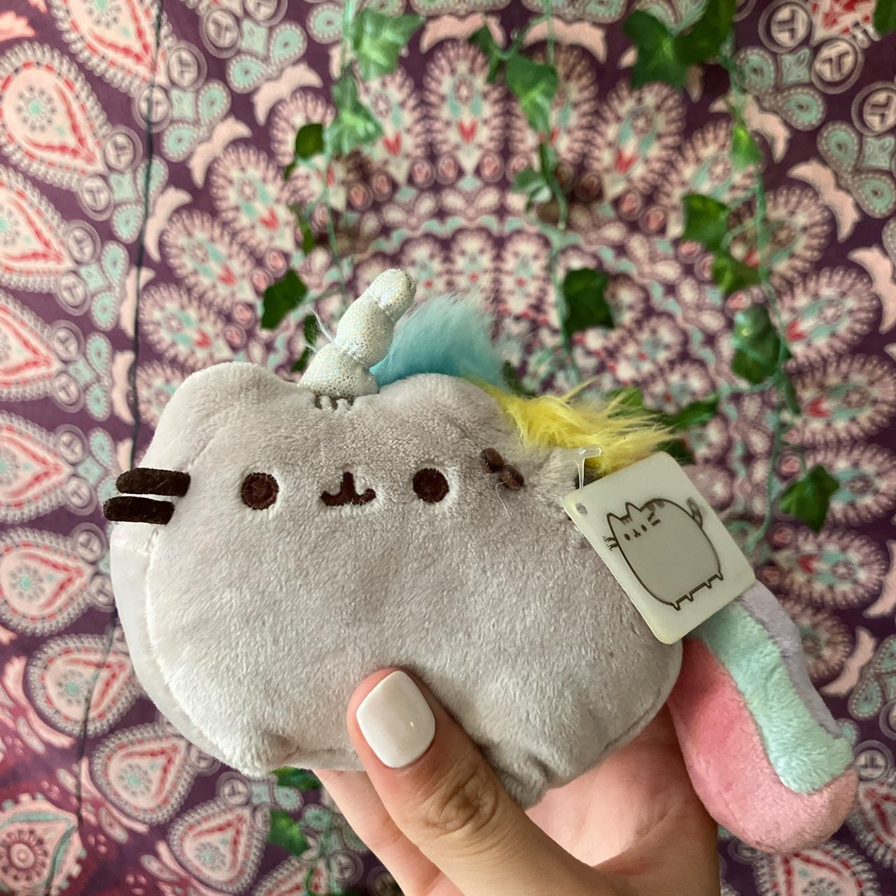 pusheen keyring plush!! never used properly, still... - Depop