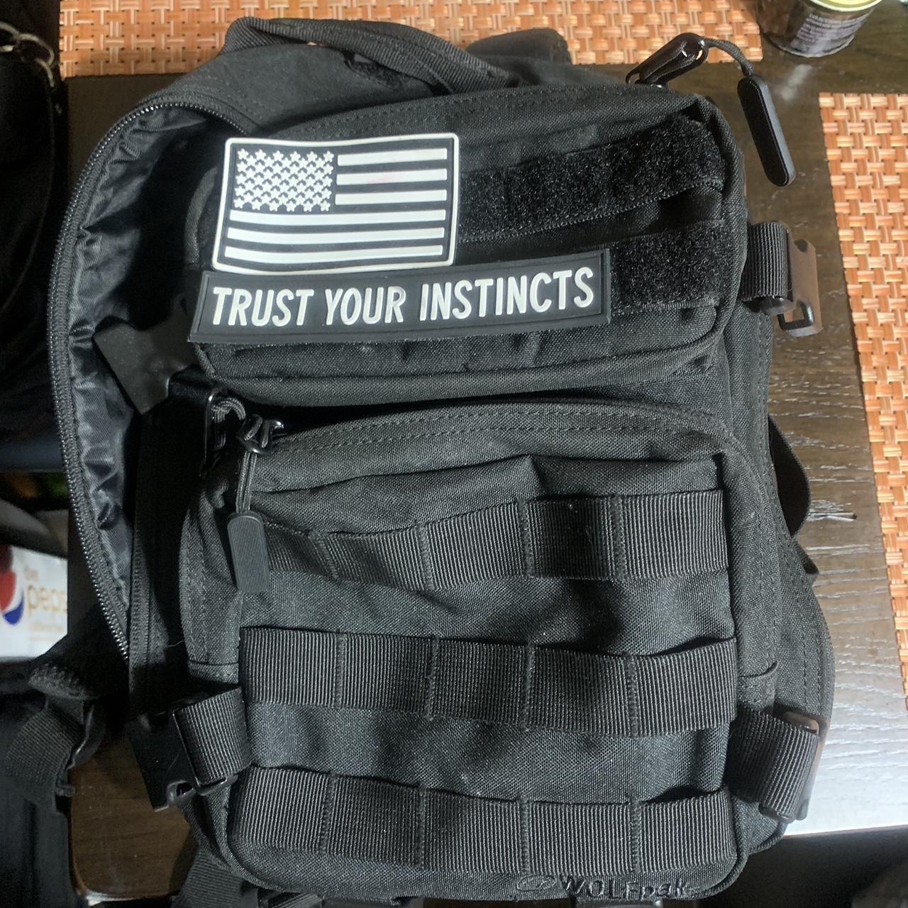 Black 9L Wolfpack Backpack brand new mini... - Depop