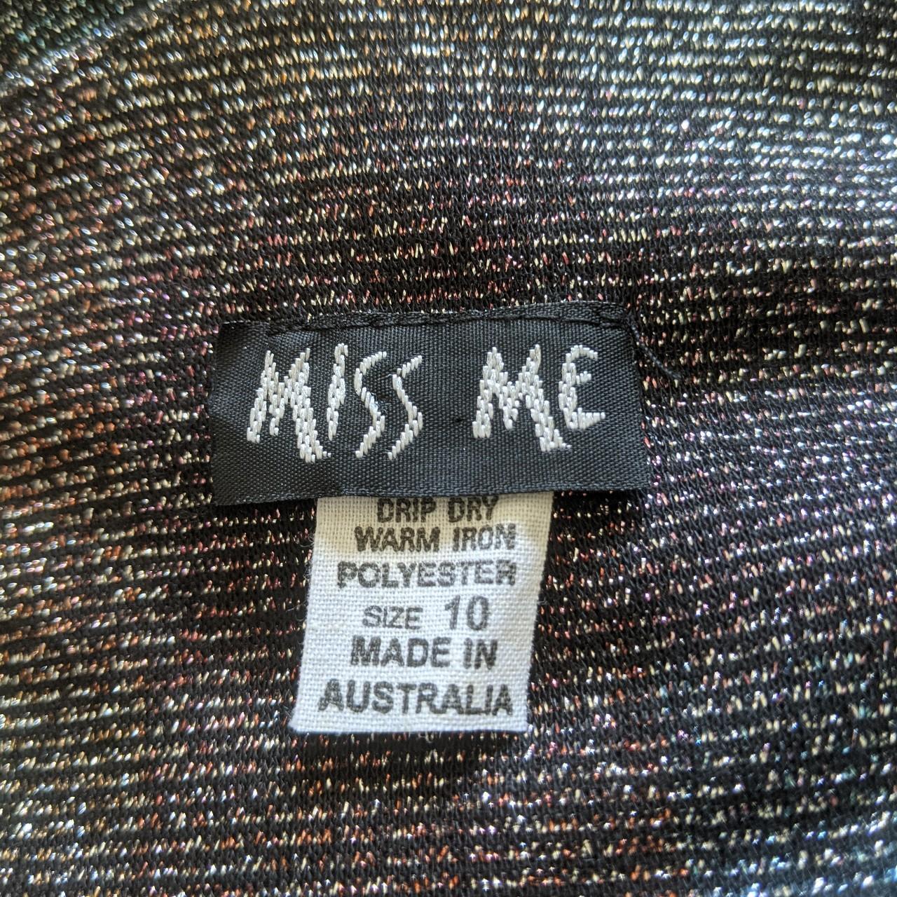 Vintage Miss Me Colourful Glitter Dress Size 10... - Depop