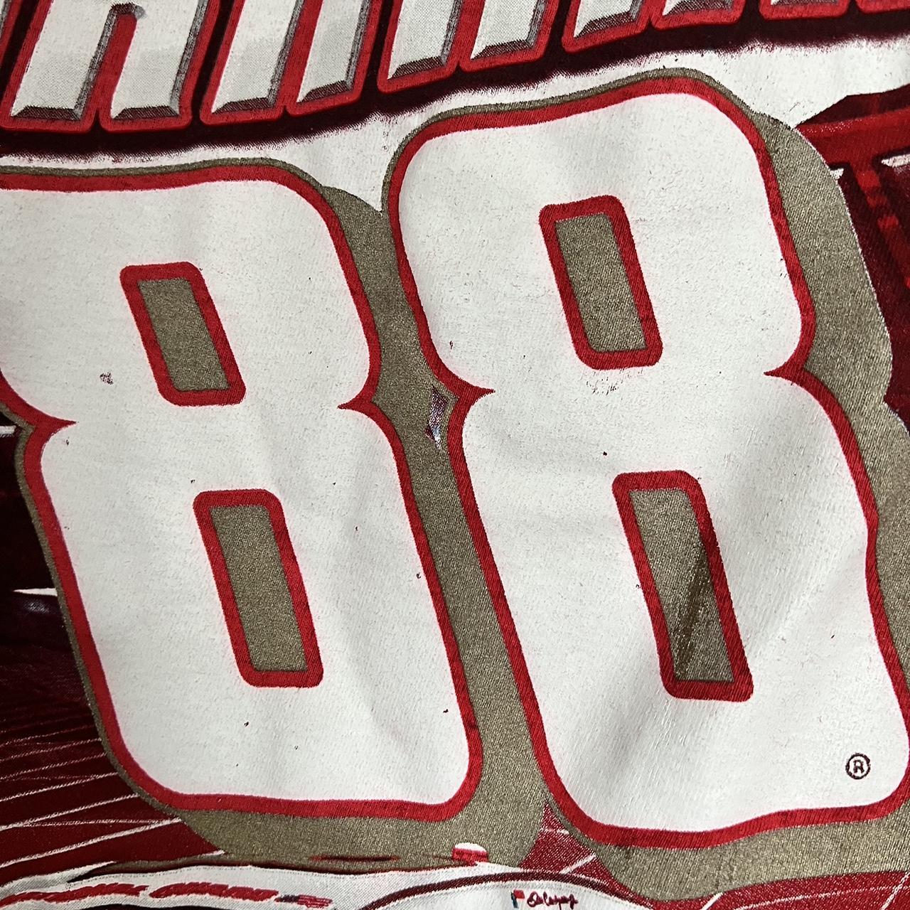 Double sided NasCar Dale Earnhardt jr tee Sz L great... - Depop