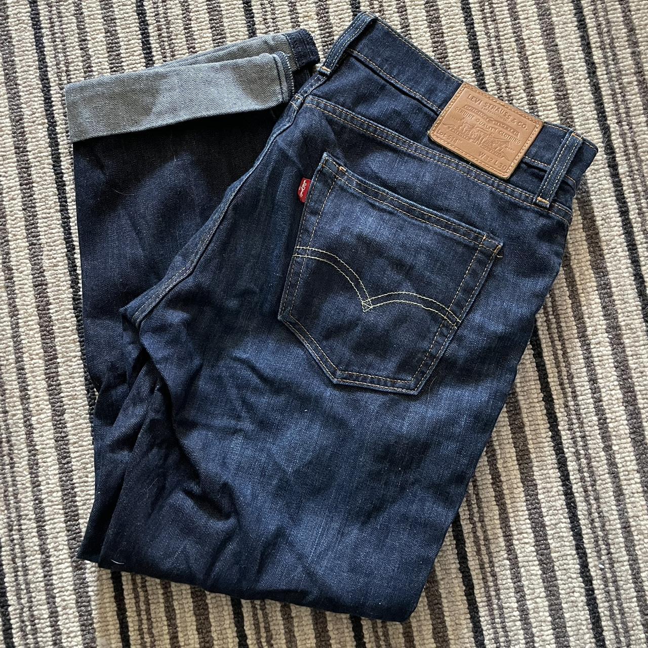 Dark Blue Levi’s 514 - worn once - perfect for... - Depop