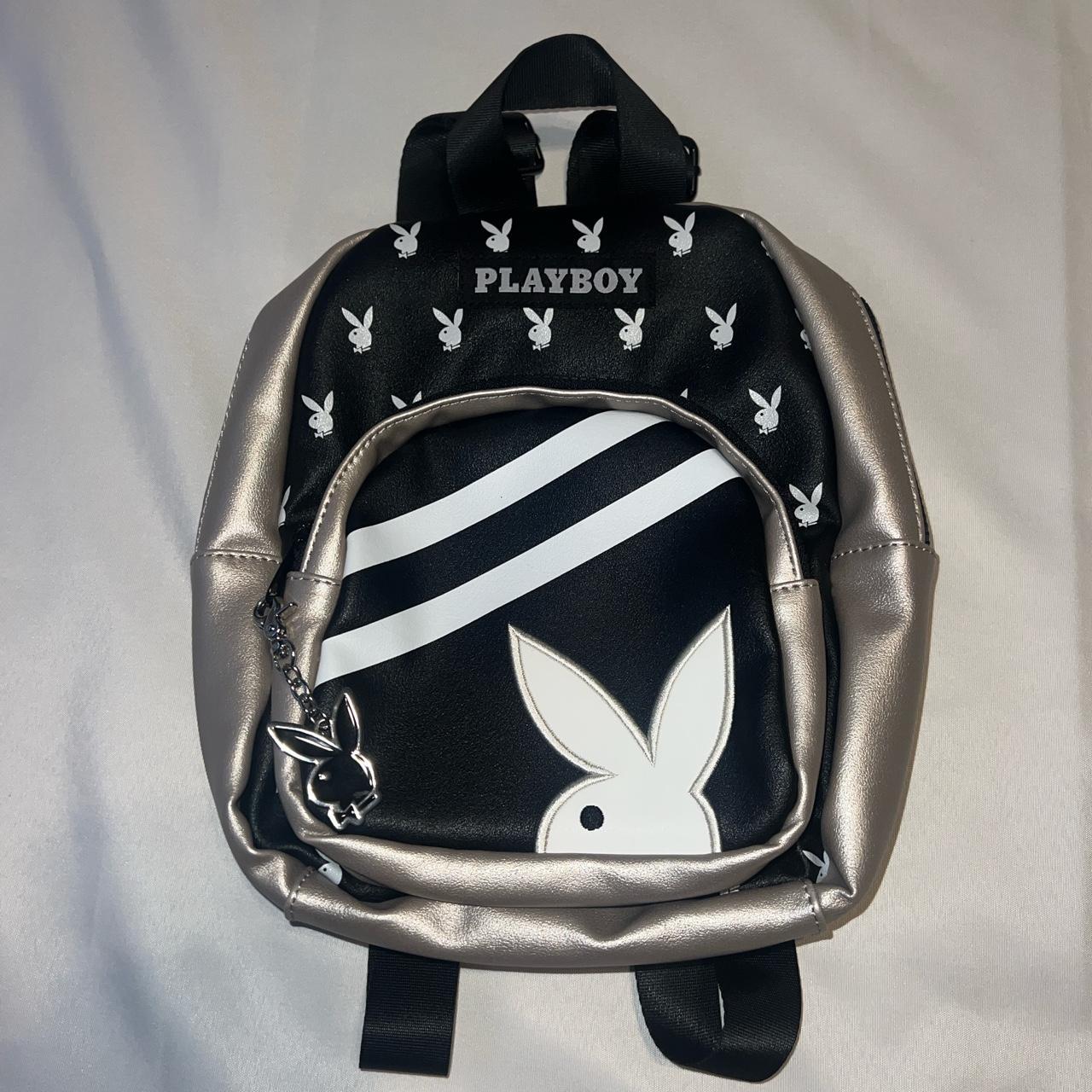 Playboy backpack Playboy monogram print Mini... - Depop