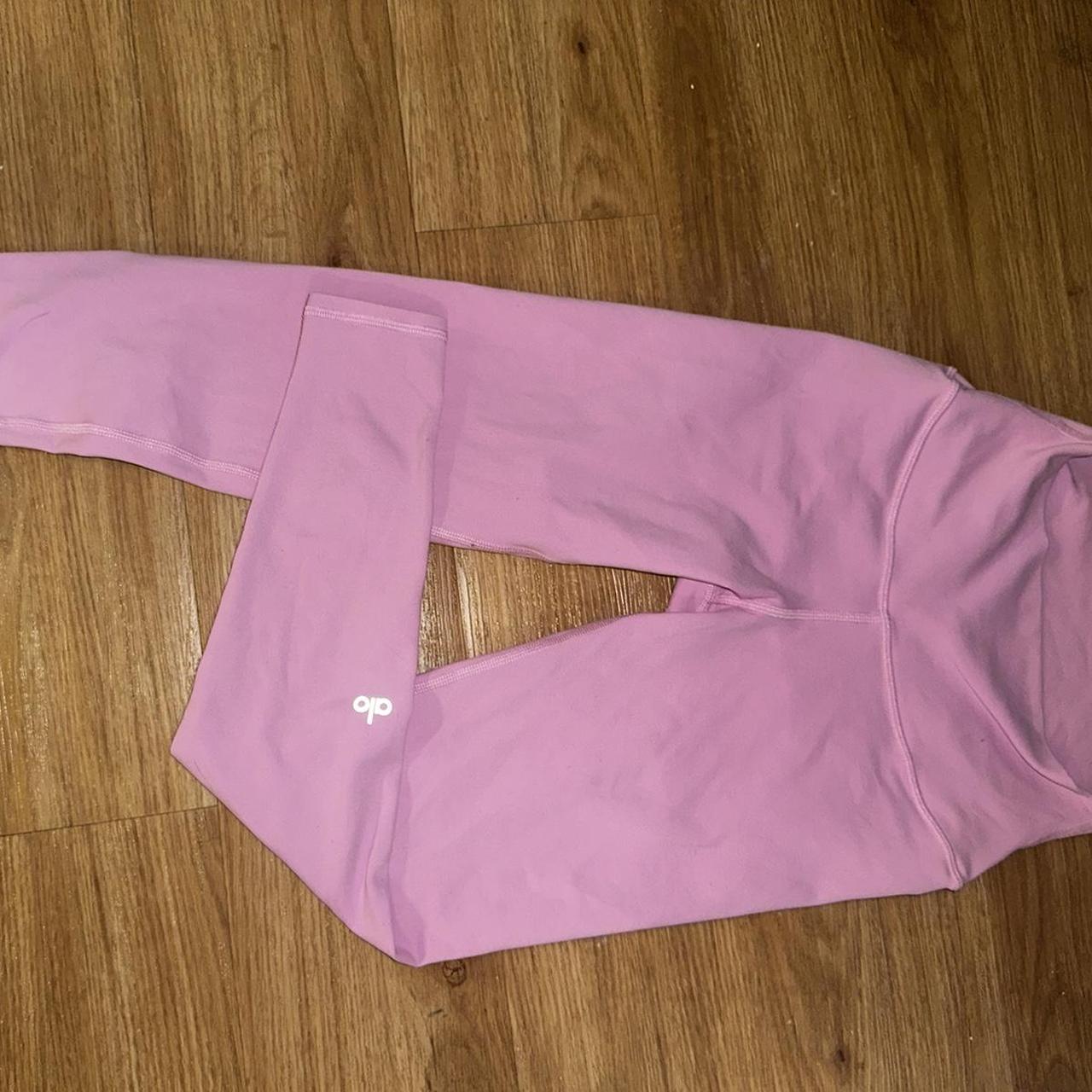Pink Alo Leggings XS full length - Depop