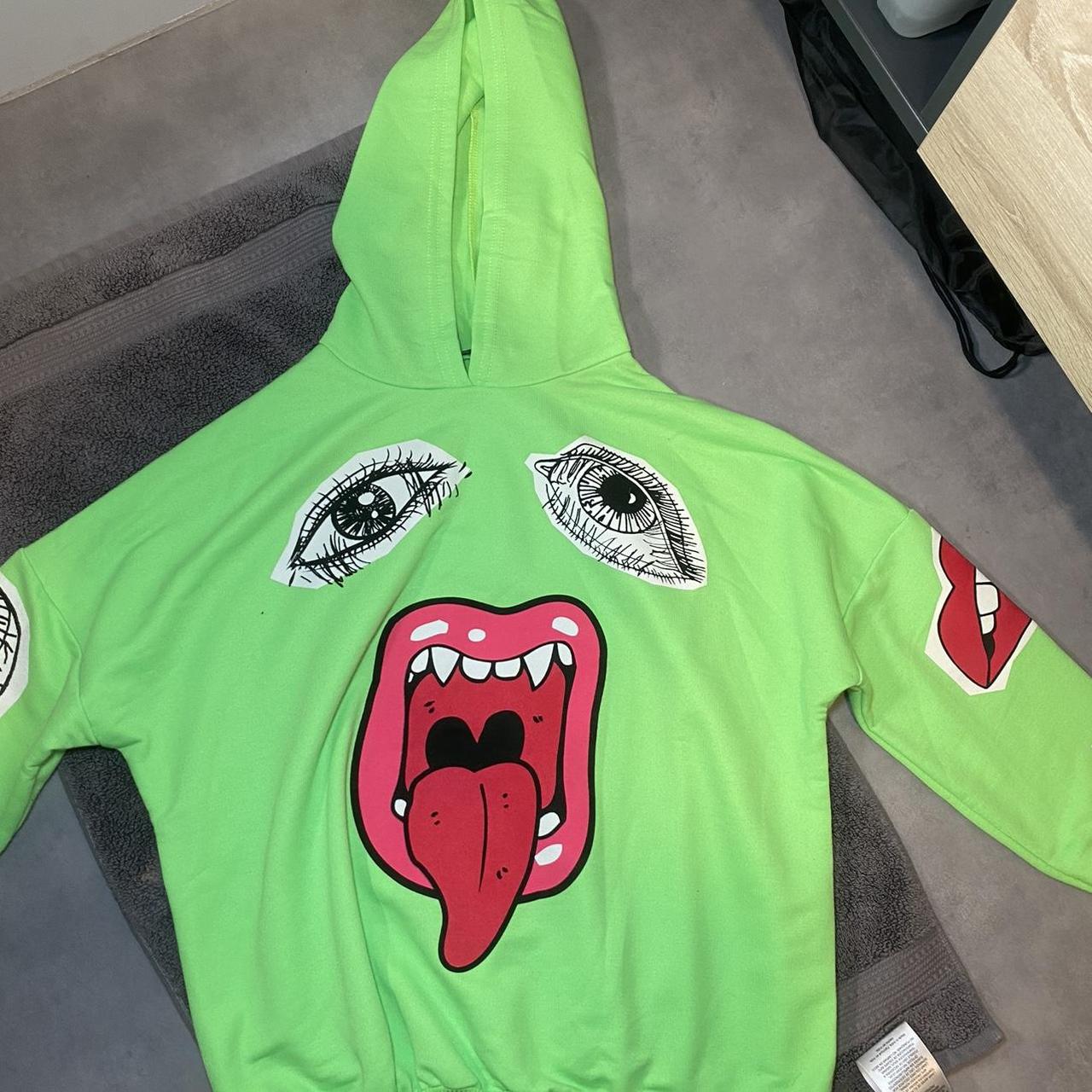 Oversized Monster Jumper Size M (can fit large... - Depop