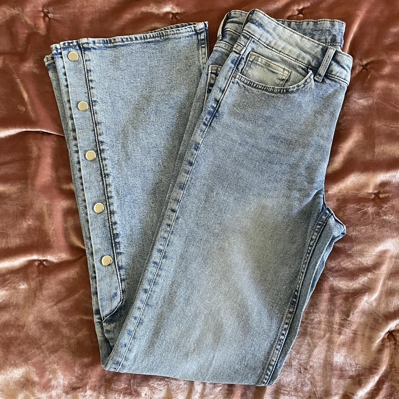 H&M Bootcut w/ Buttons Jeans - worn once; no... - Depop