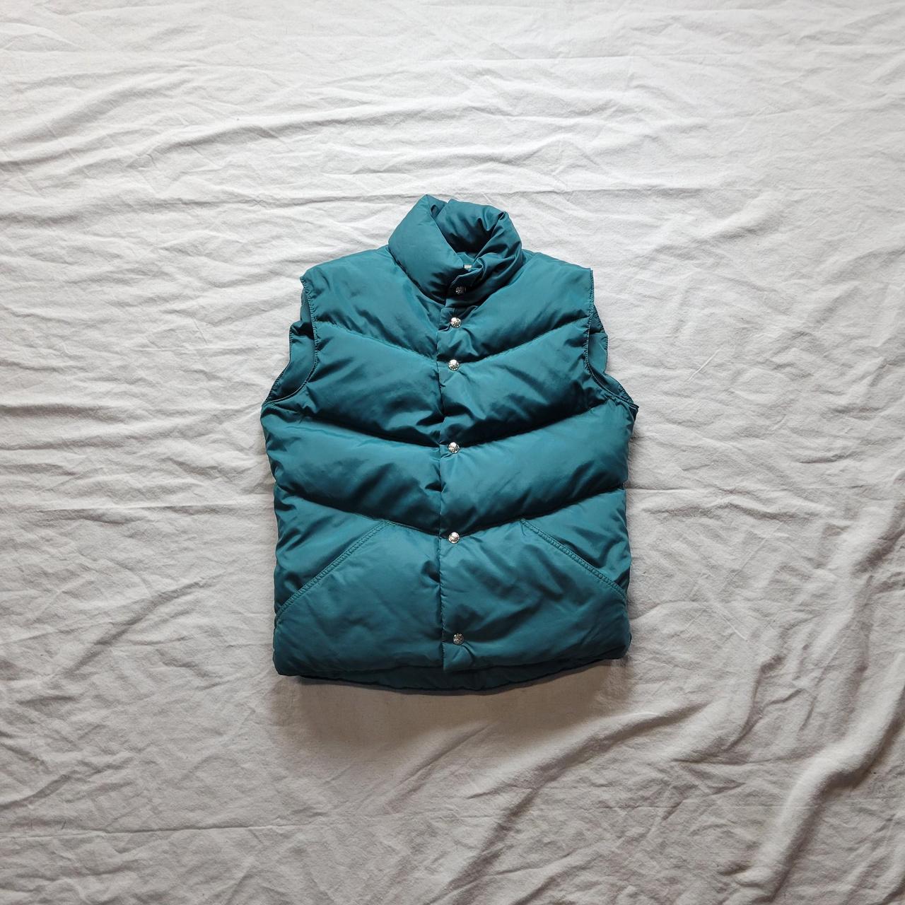 Vintage puffer vest down REI Amazing 70s forest... - Depop