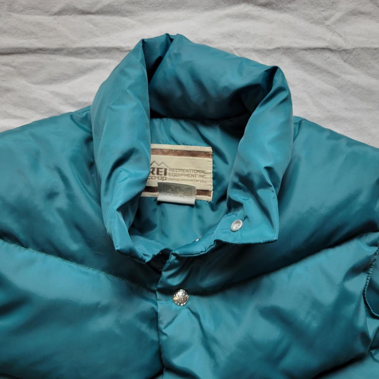 Vintage puffer vest down REI Amazing 70s forest... - Depop