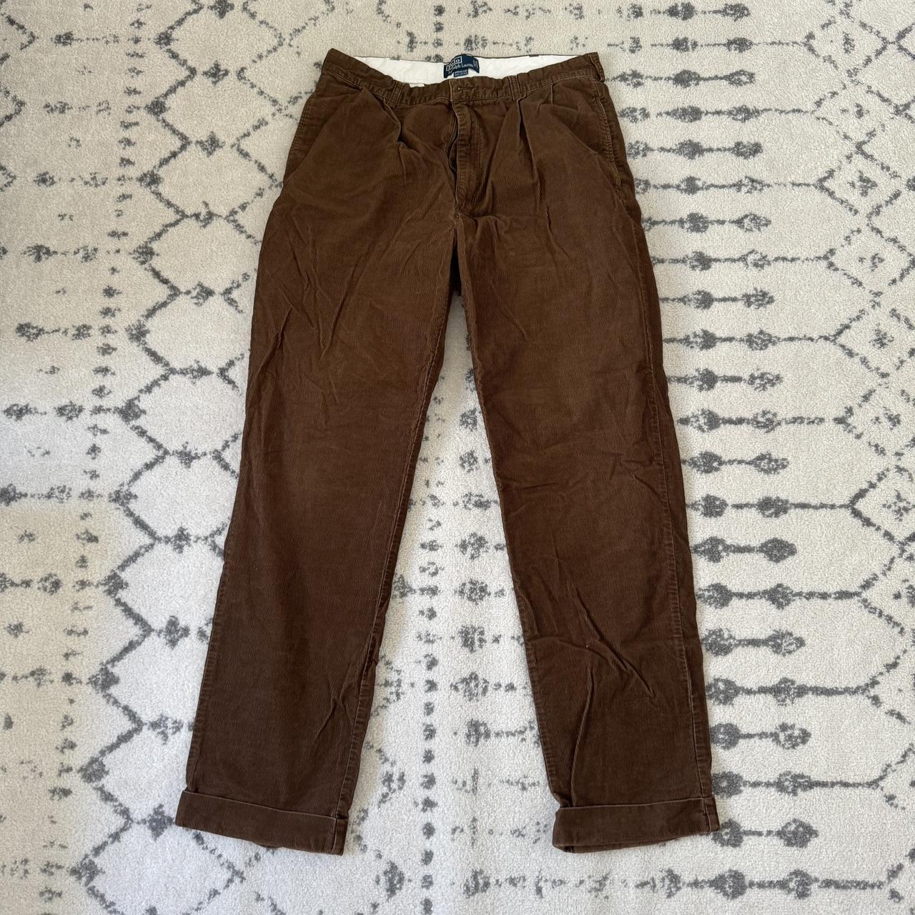 Ralph Lauren corduroy pants 34 x 34 - Depop