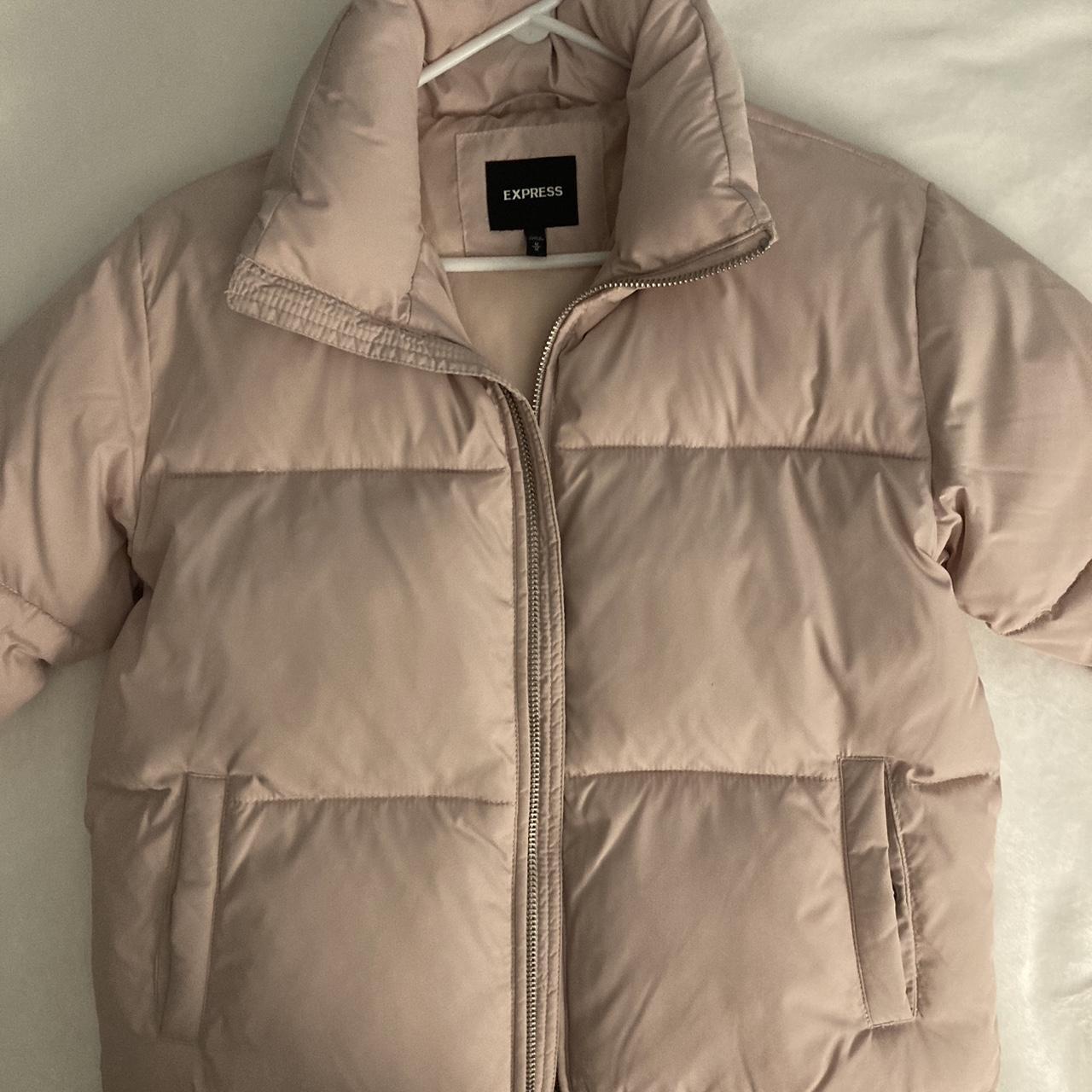 Express Women's Pink Jacket | Depop