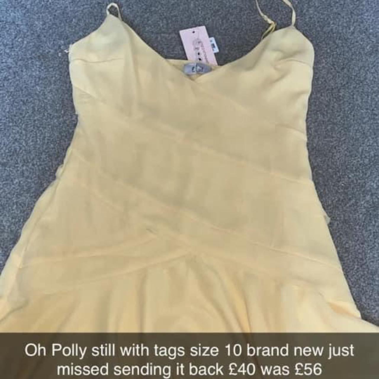 Yellow oh polly dress Brand new with tags Paid £56 - Depop